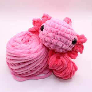 Axolotl Chunky Chenille Crochet Pattern // Digital PDF for Crocheters ...