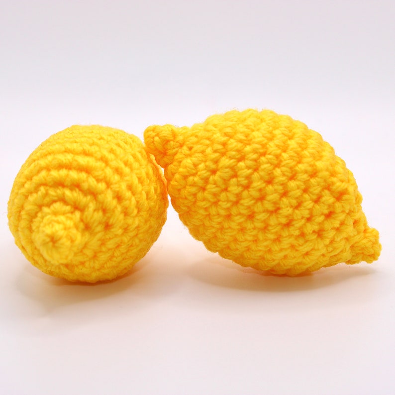 Lemon Crochet Pattern - No Sew // Digital PDF for Beginners // UK and ...