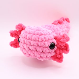 Axolotl Chunky Chenille Crochet Pattern // Digital PDF for Crocheters ...