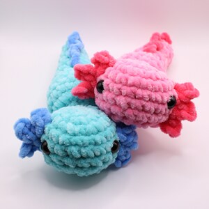Axolotl Chunky Chenille Crochet Pattern // Digital PDF for Crocheters ...