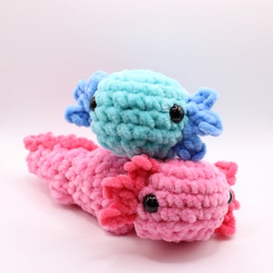 Axolotl Chunky Chenille Crochet Pattern // Digital PDF for Crocheters ...