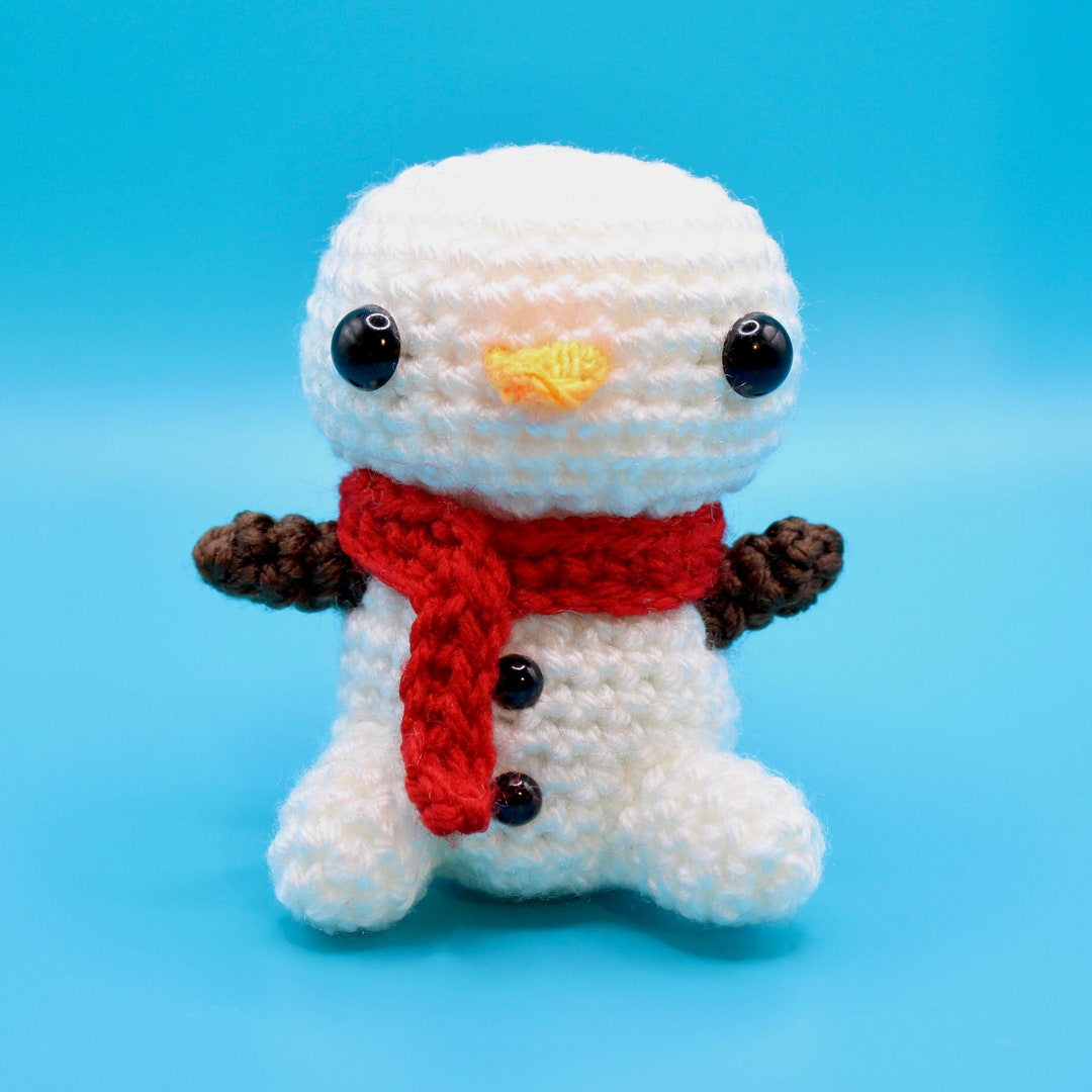 Snowman Amigurumi Crochet Pattern // Digital PDF for Beginners // UK ...
