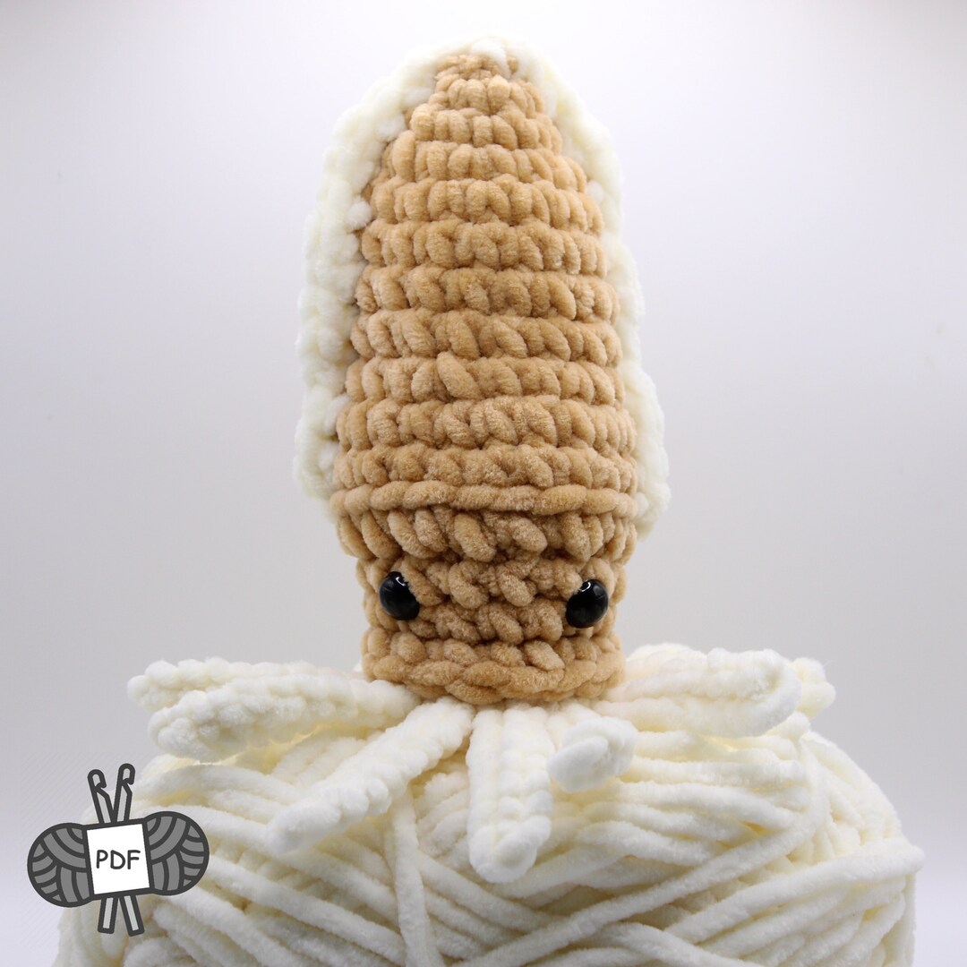 Cuttlefish Chunky Chenille Crochet Pattern // No Sew Digital PDF for ...