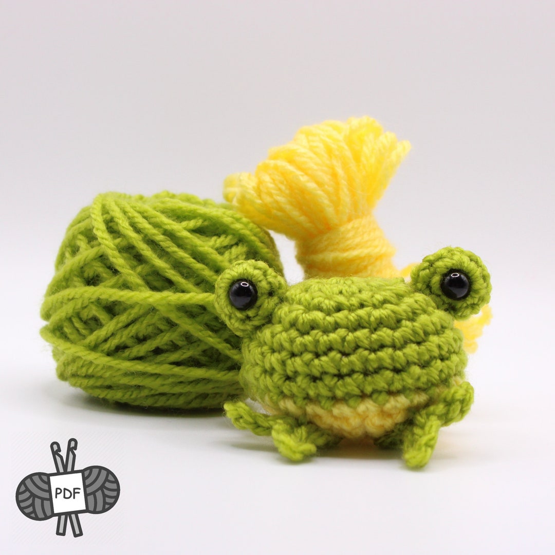 Frog Crochet Pattern // Digital PDF for Beginners // UK and US ...