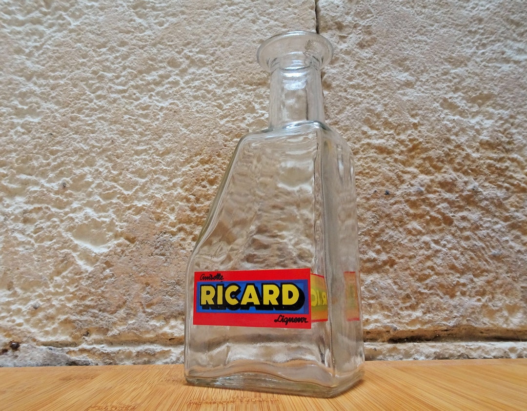 Vintage Ricard Liqueur Carafe - Vintage Bistro Carafe - Ricard ...
