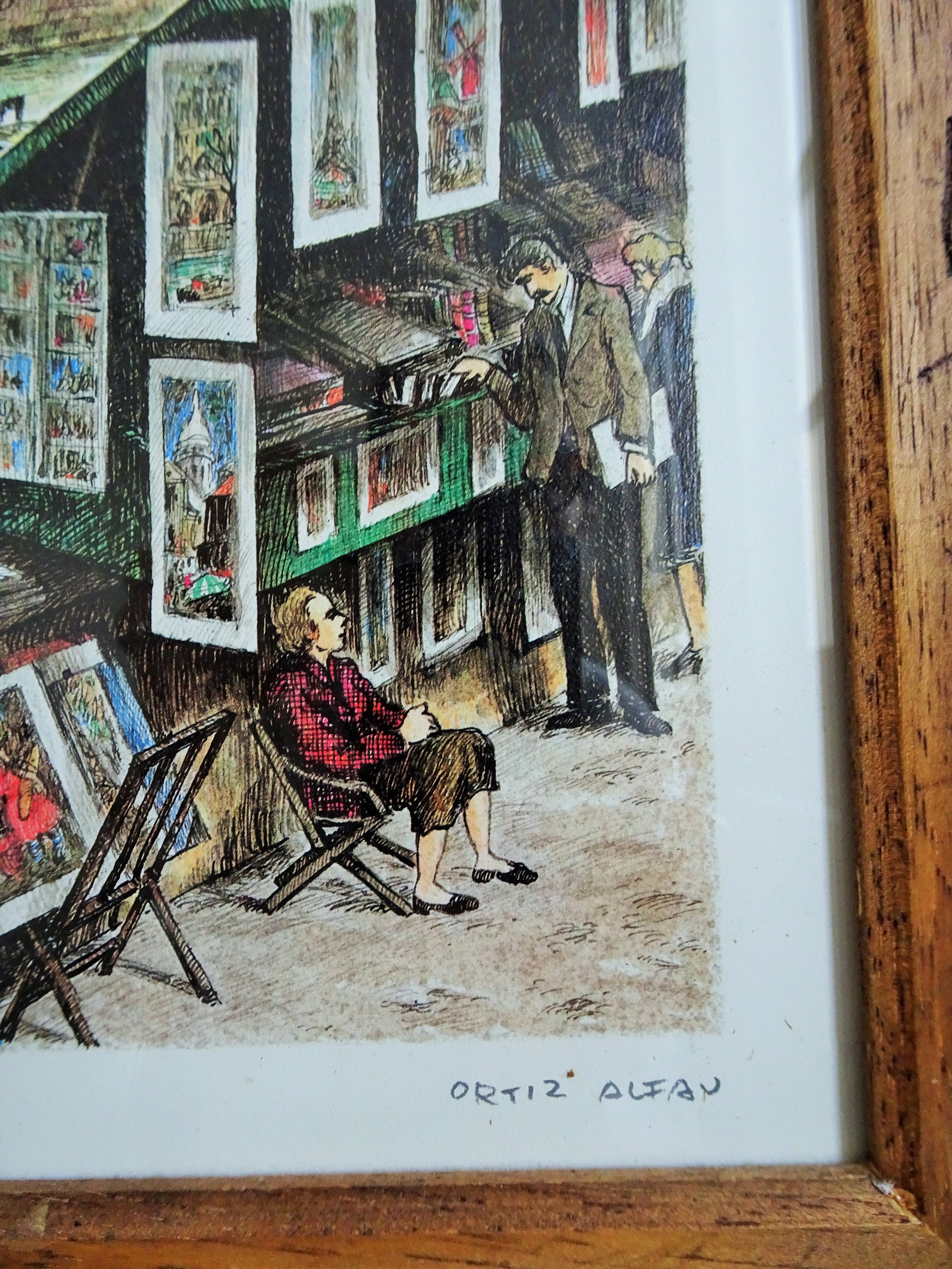 Paris, Notre-dame by Ortiz Alfau Notre-dame De Paris Offset Print Notre ...