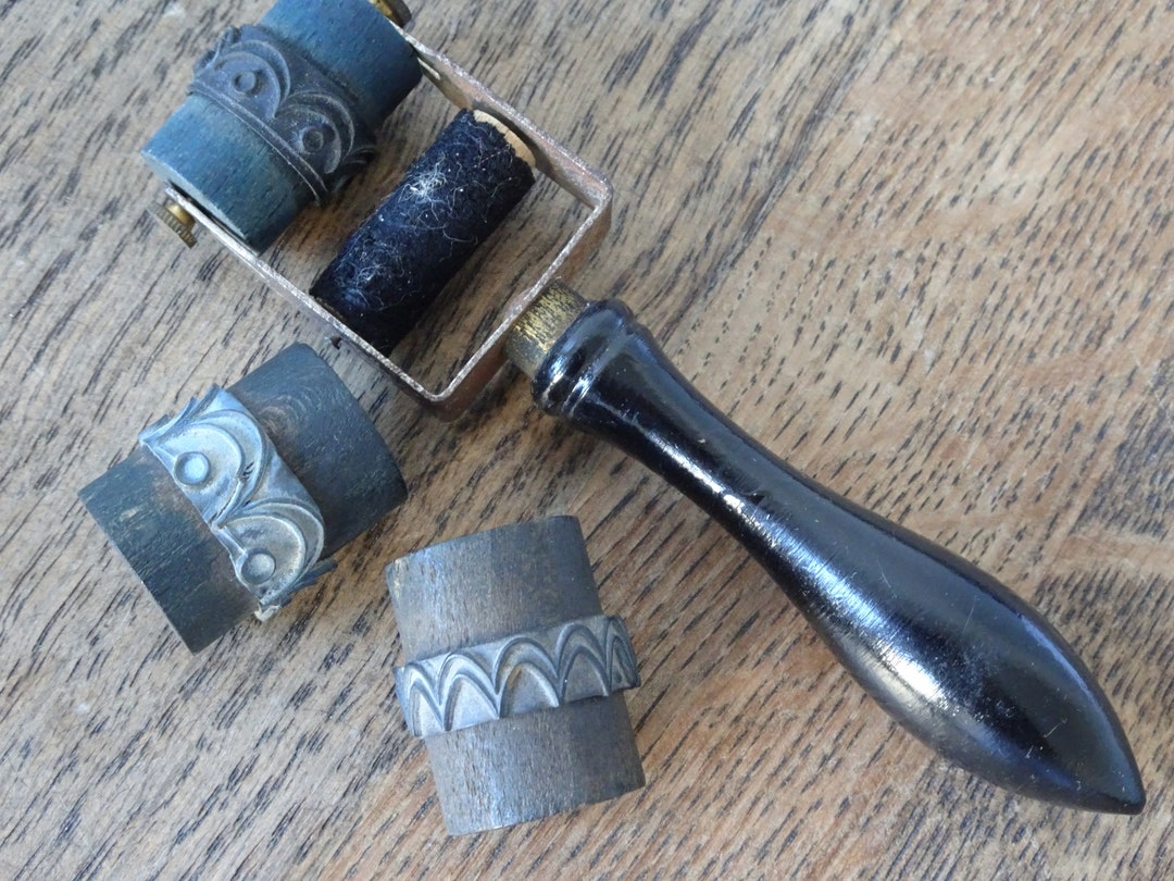 Scalloper and Embroidery Rollers - Antique French Embroidery Roller ...