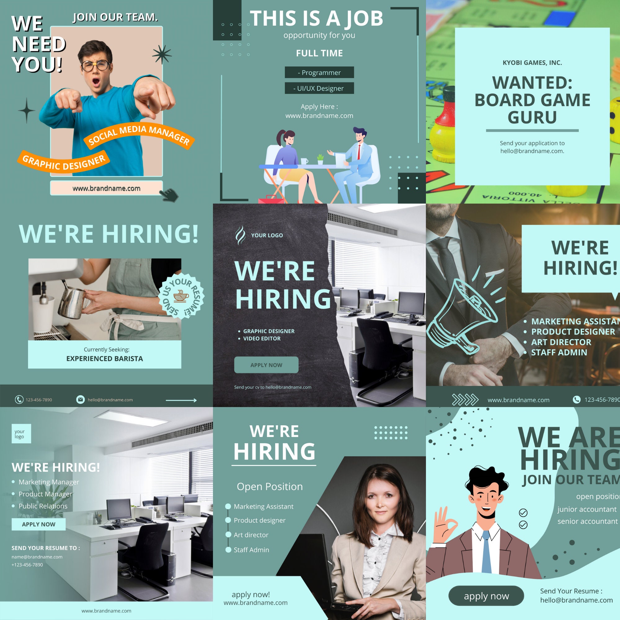 40 Job Vacancy Instagram Post Templates - Etsy