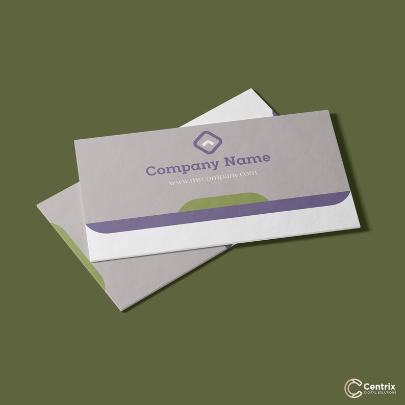 Secretary Business Card Template Design Professional Business Cards - Etsy