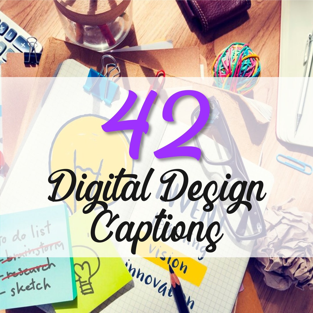 42 Digital Design Instagram Captions Template Graphic Designer Photo ...