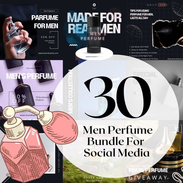 Perfume Social Media Template - Etsy