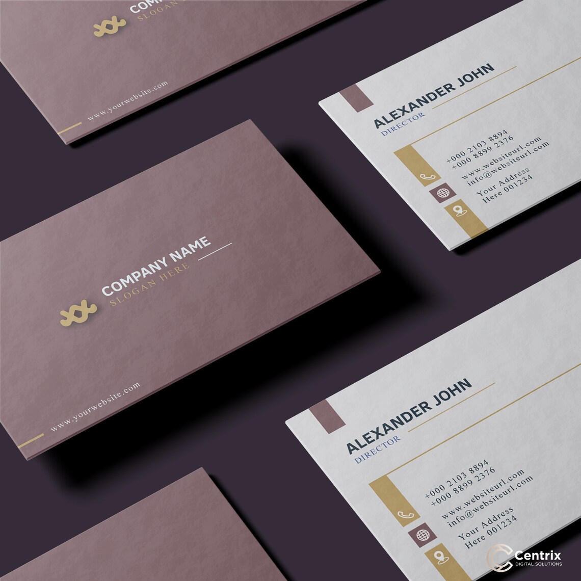 Law Firm Business Cards Editable Vector Printable Business Card Design ...