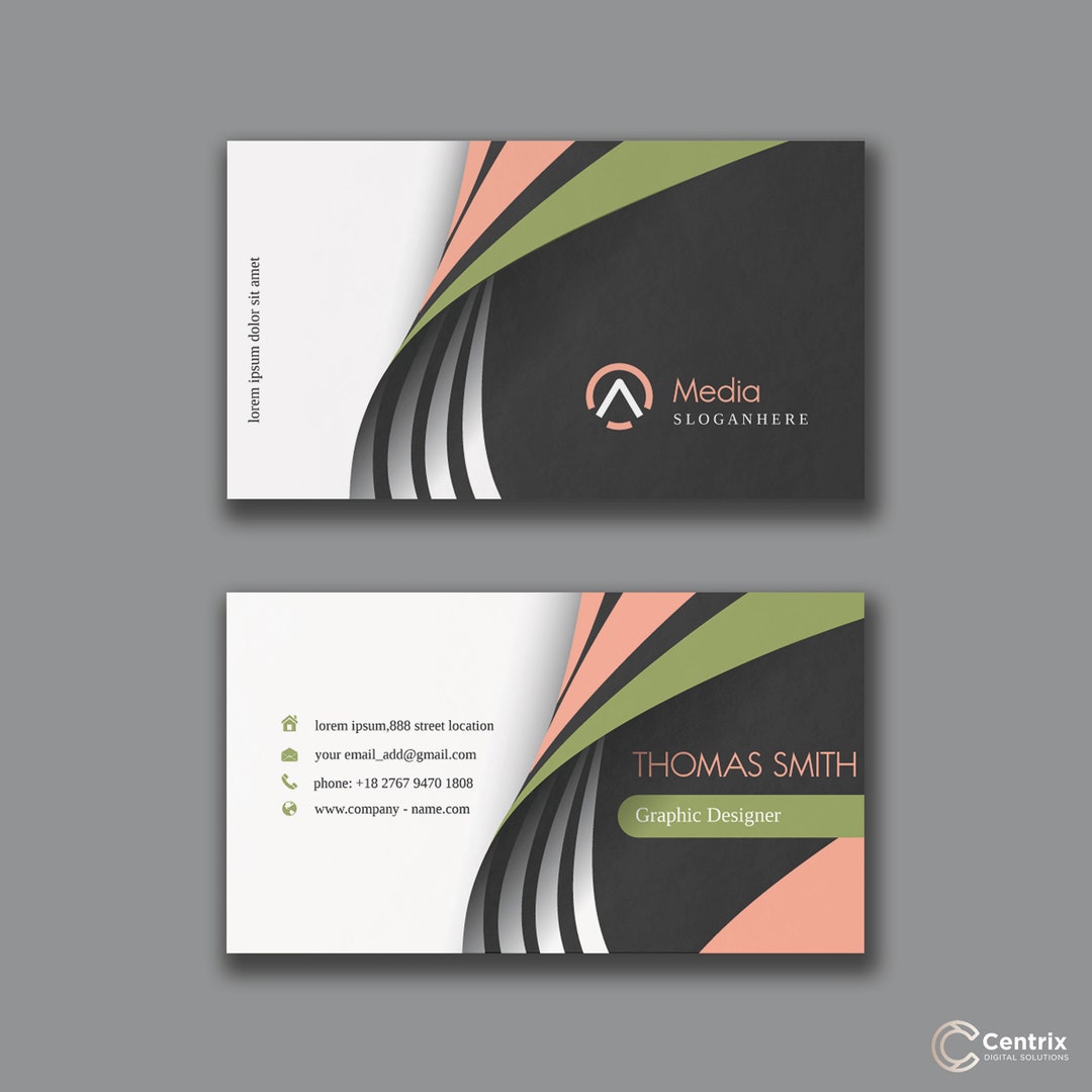 Risk Manager HR Business Card Template Branding Kit Business Cards - Etsy