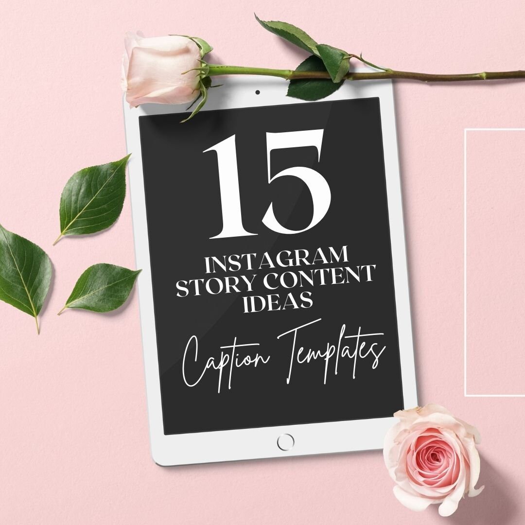 15 Instagram Story Content Ideas Instagram Social Bundle Content ...