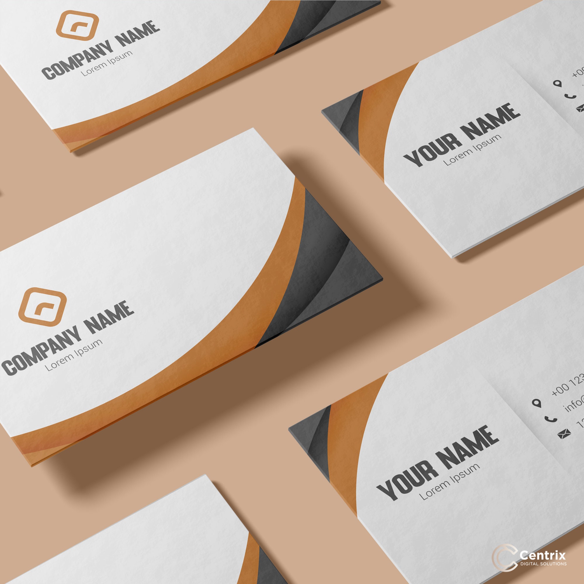 Contractor Business Card Template Design Template Official Business ...