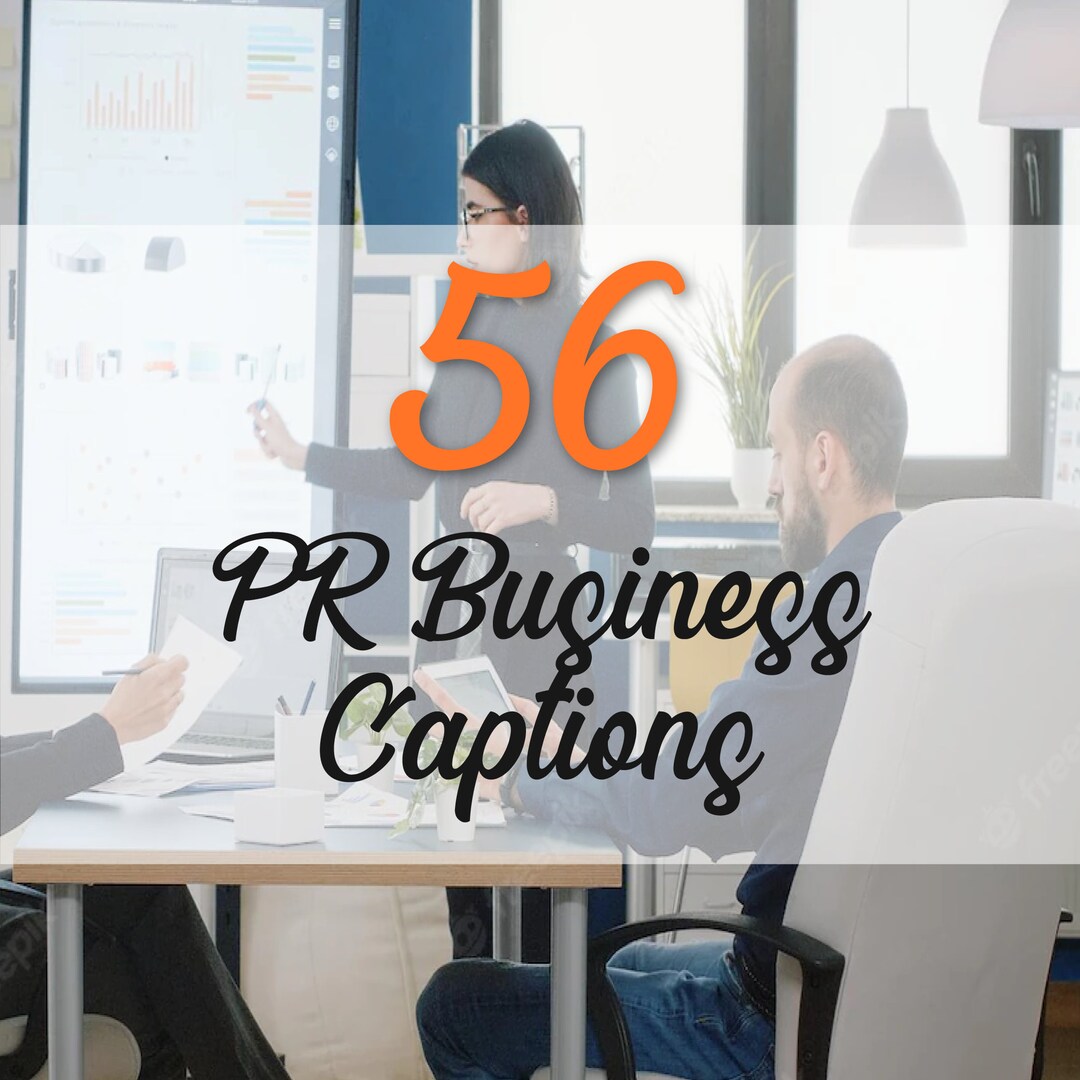 56 PR Business Instagram Captions Template Photo Caption Public ...