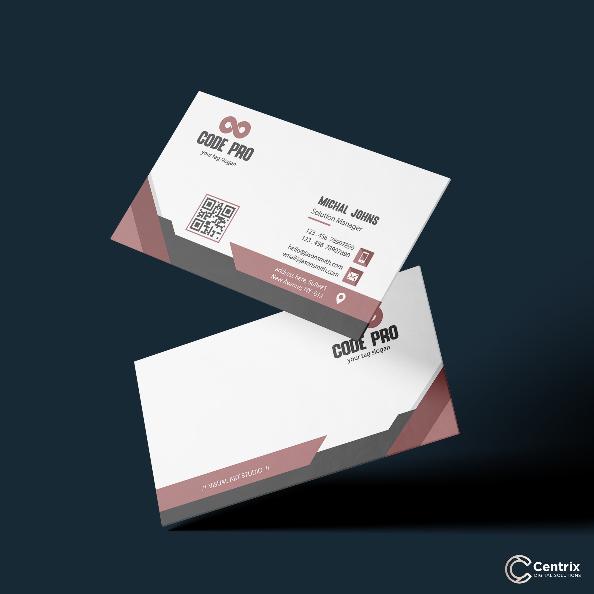 Business Administrator Business Card Template Office Business Card ...