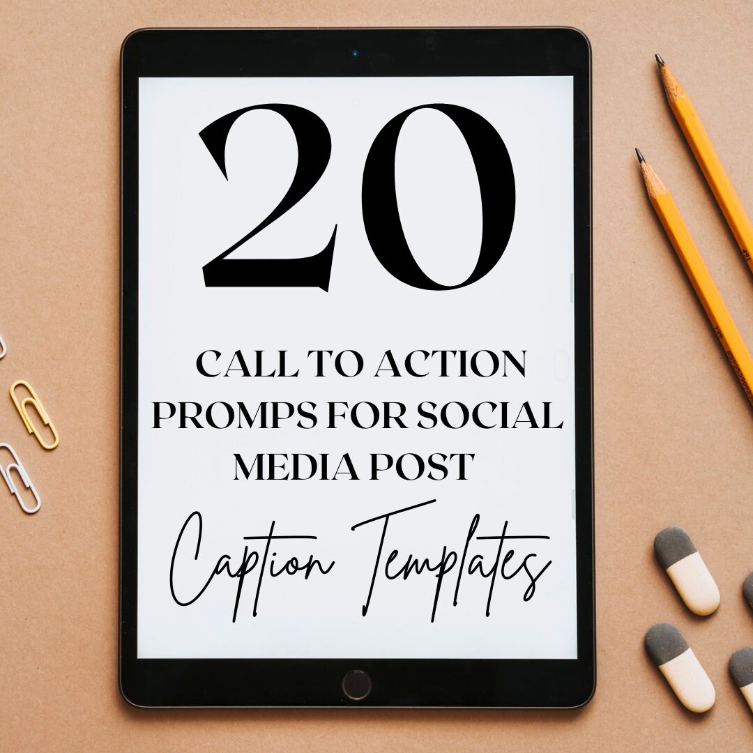 20 Call to Action Instagram Captions Prompt for Instagram Post Stories ...