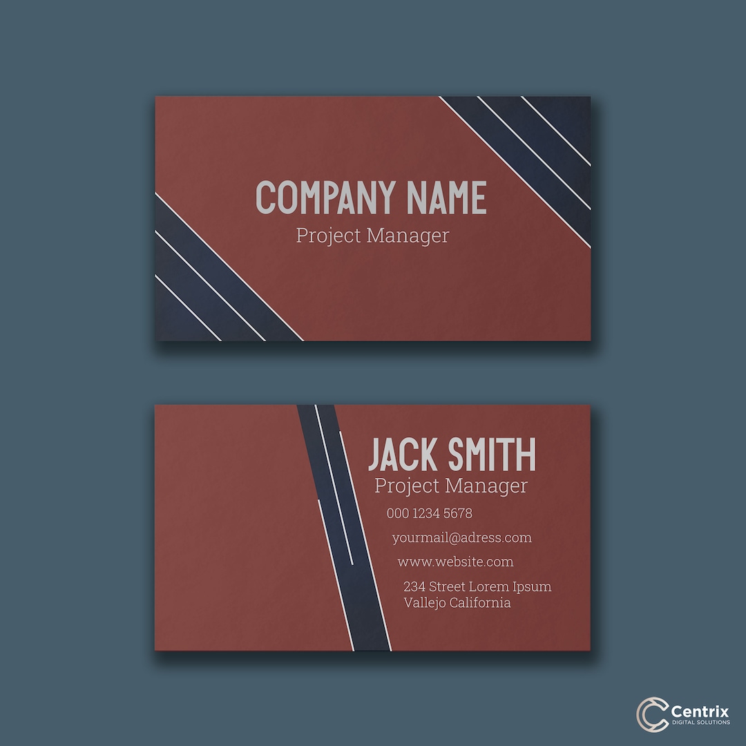 Human Resources HR Business Card Template Modern Brown Business Cards ...
