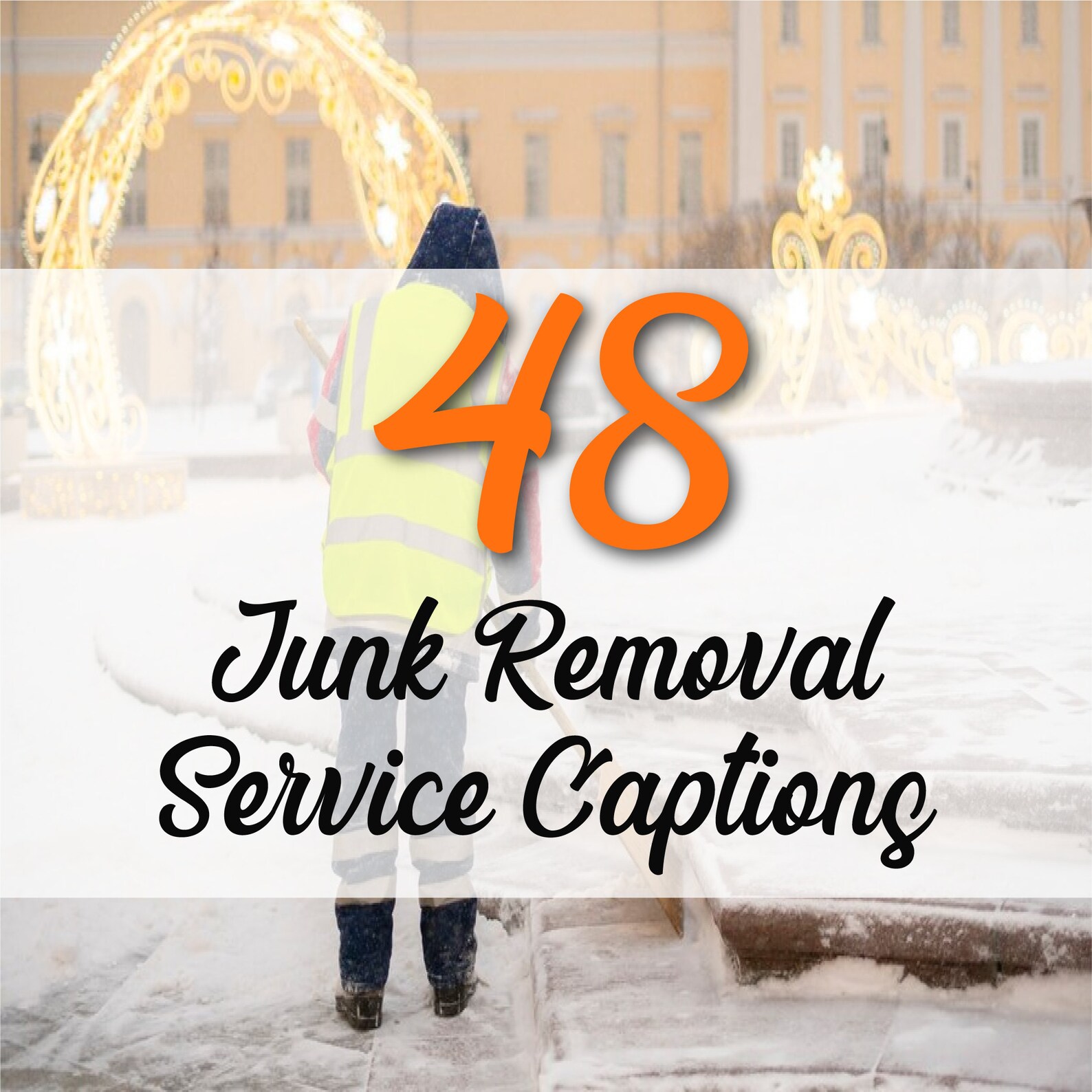 48 Junk Removal Services Instagram Captions Garbage Canva Templates - Etsy