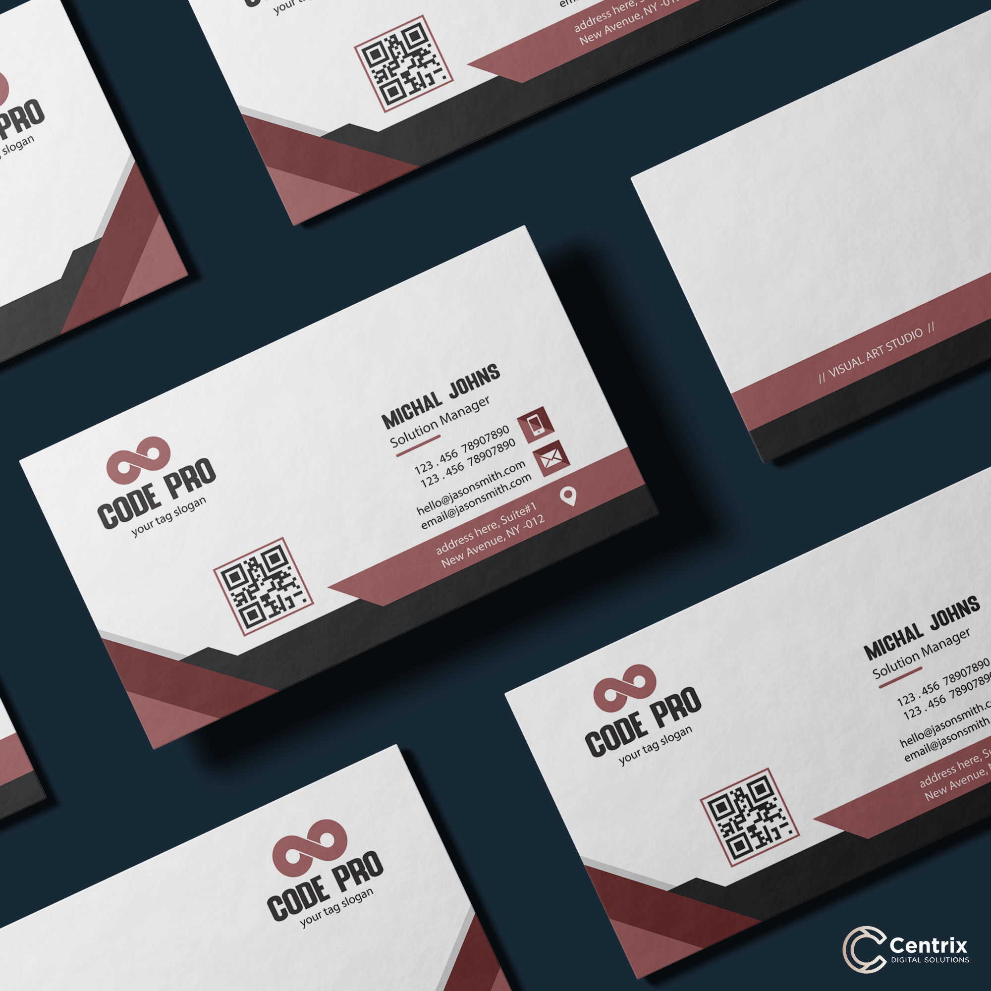 Business Administrator Business Card Template Office Business Card ...