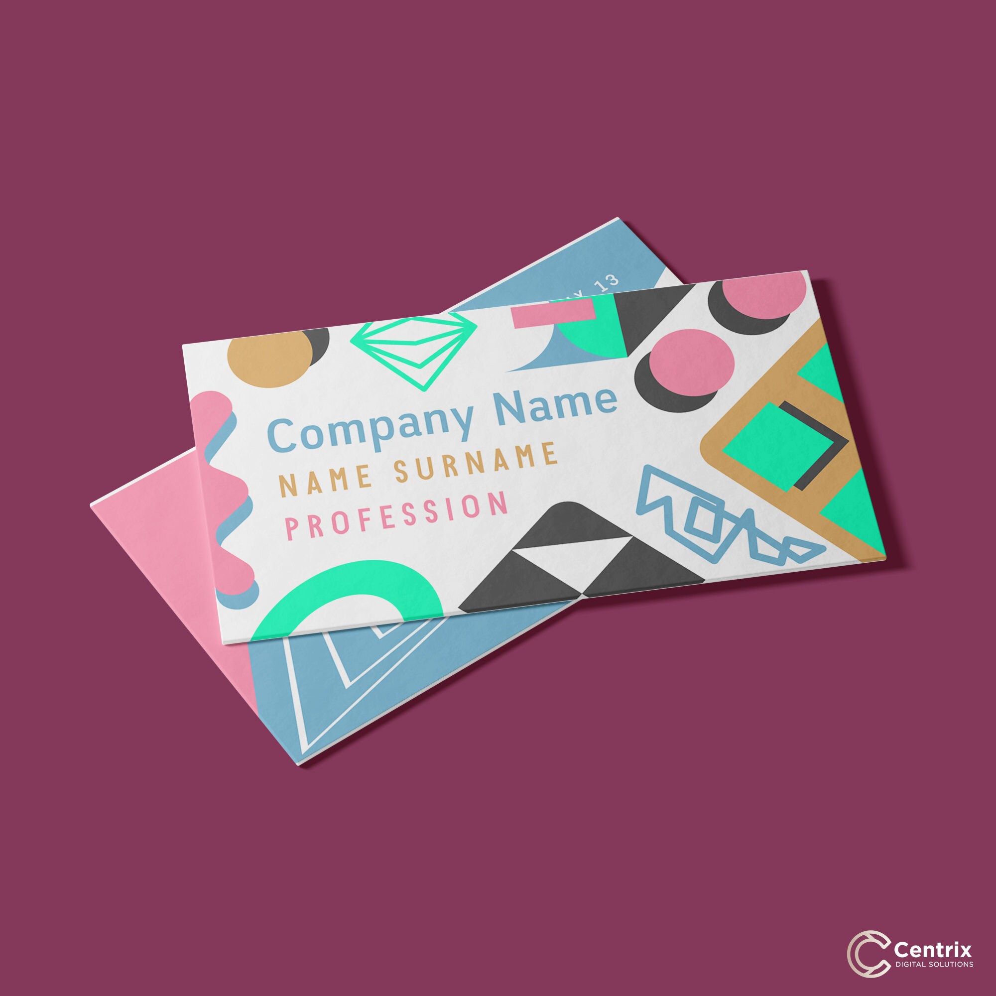 Cartoonist Business Cards Template Modern Business Cards for Startups ...