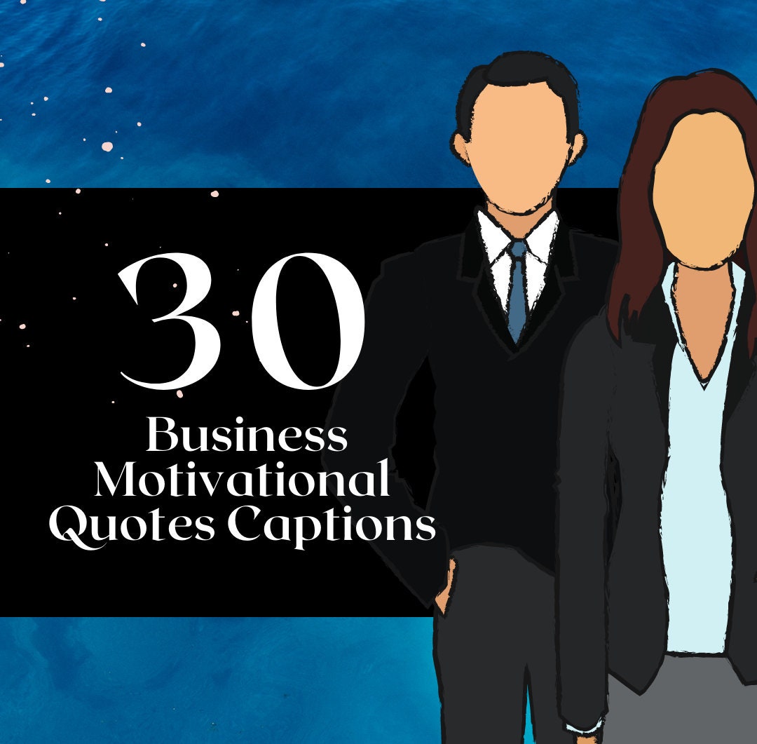 30 Business Motivational Quotes Instagram Captions Canva Templates - Etsy
