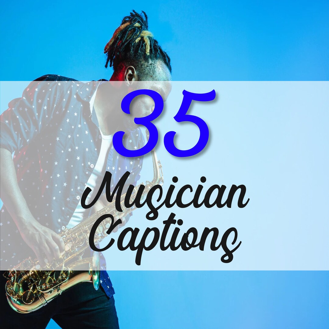 35 Musician Instagram Captions Templates Artist Rockstar Live ...