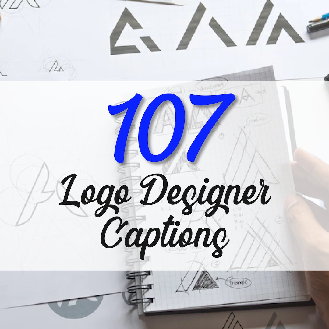 107 Logo Designer Instagram Captions Graphic Design Canva Templates - Etsy