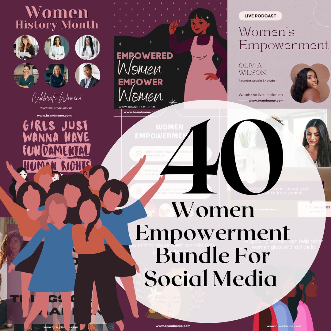40 Women Empowerment Instagram Post Templates Awareness - Etsy