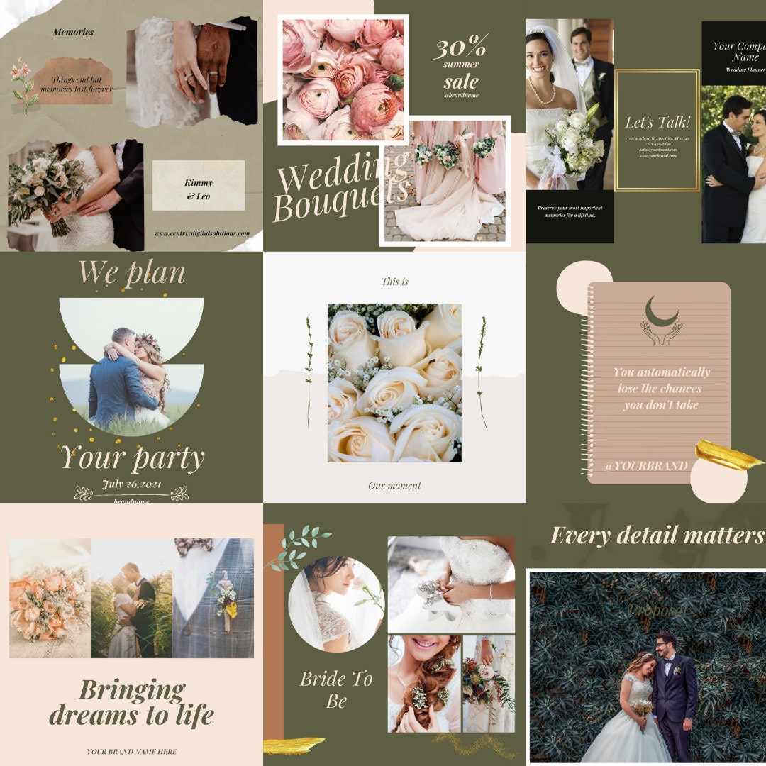 27 Event Planner Instagram Post Template, Event Marketing, Social Media ...