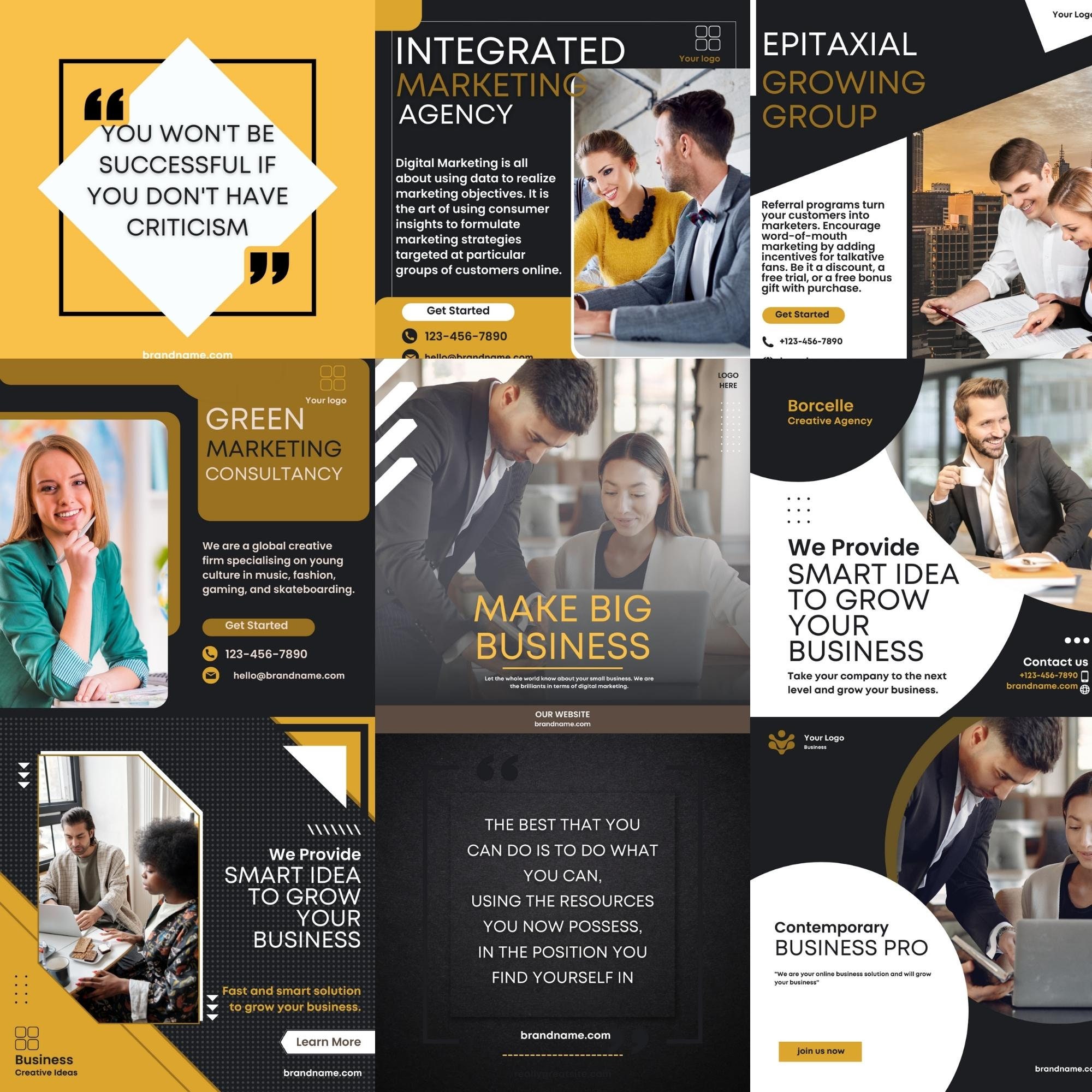 80 Professional Business Instagram Post Templates Social Media - Etsy