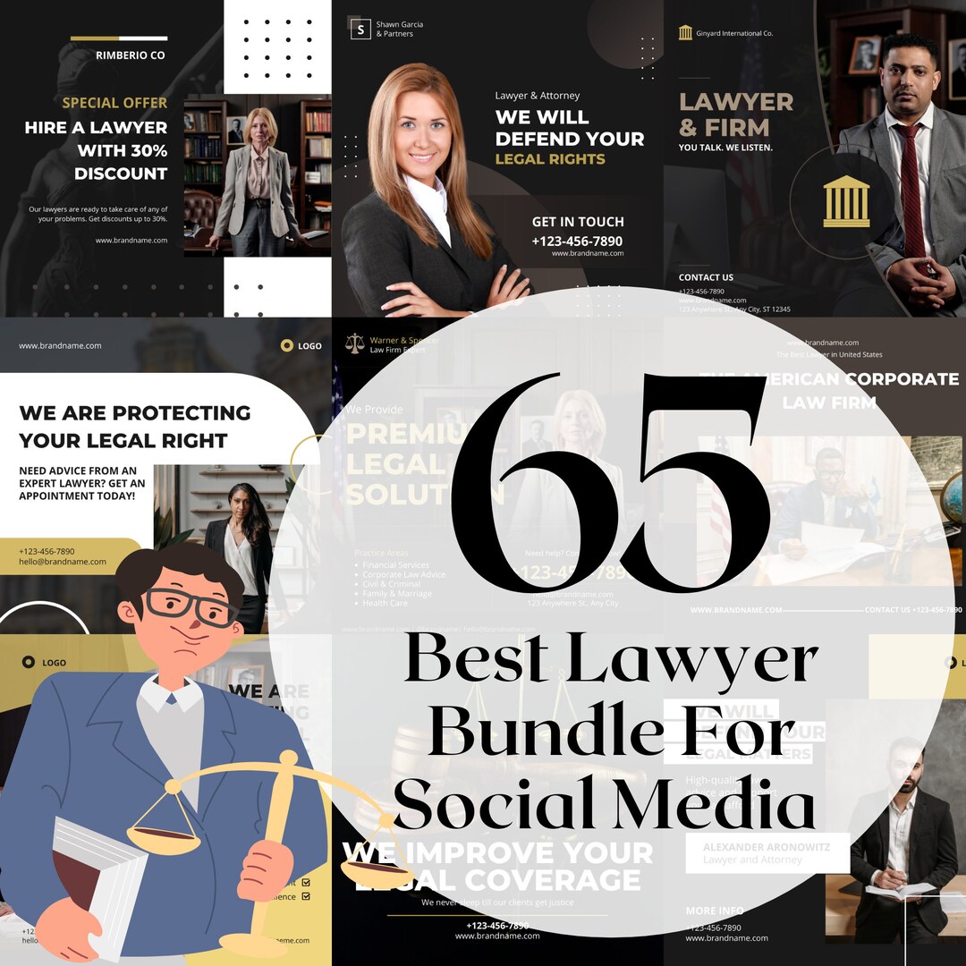 65 Best Lawyer Editable Instagram Post Templates Lawyers - Etsy