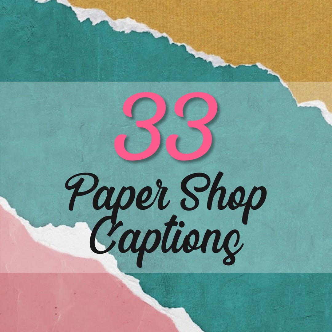 33 Paper Shop Instagram Captions Printing Press Instagram Post Canvas ...