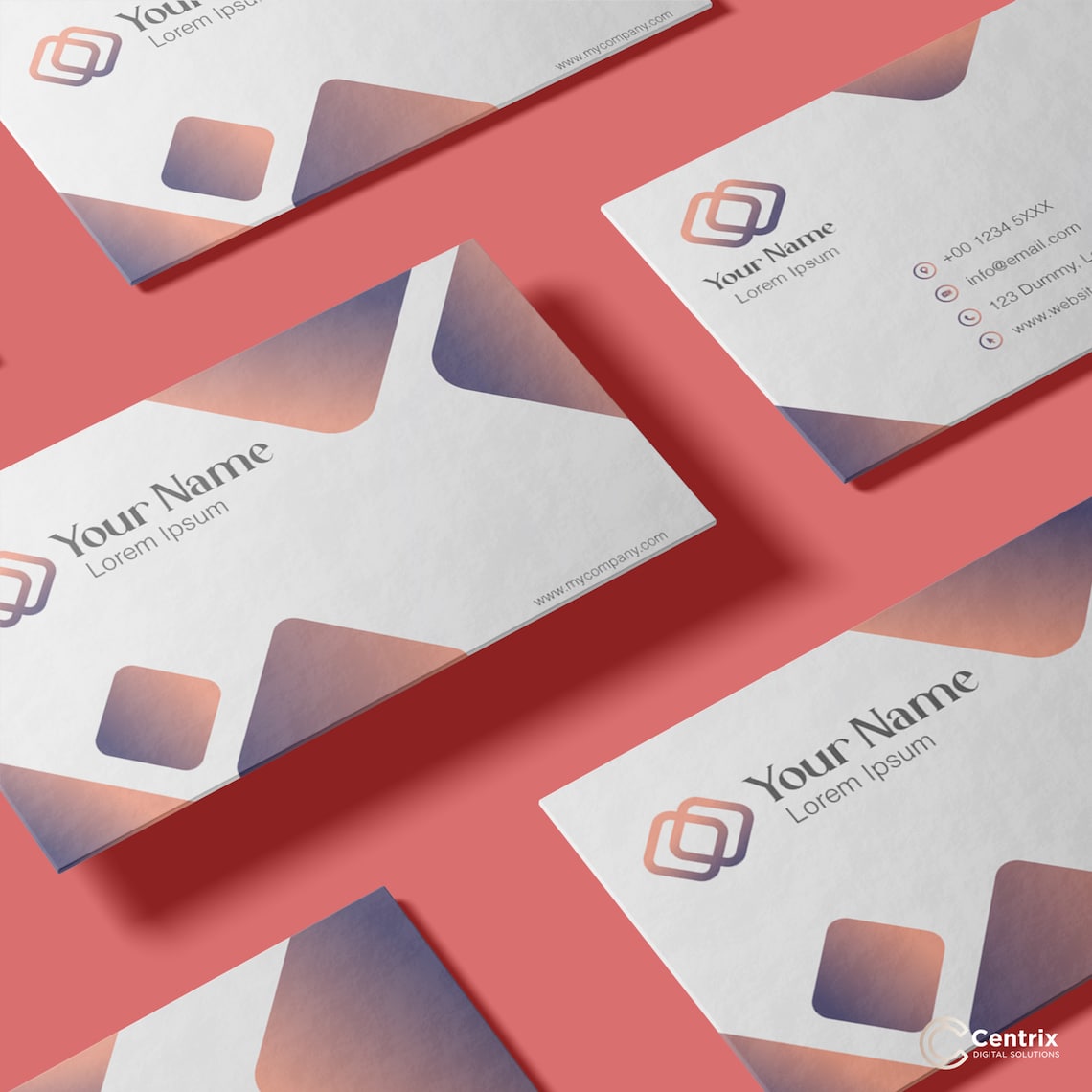 Manager Business Card Template Design Business Kit Chic Business Cards ...