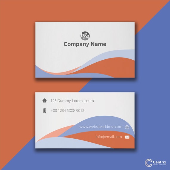 Plantilla De Tarjeta De Presentación Adobe Illustrator Tarjetas De