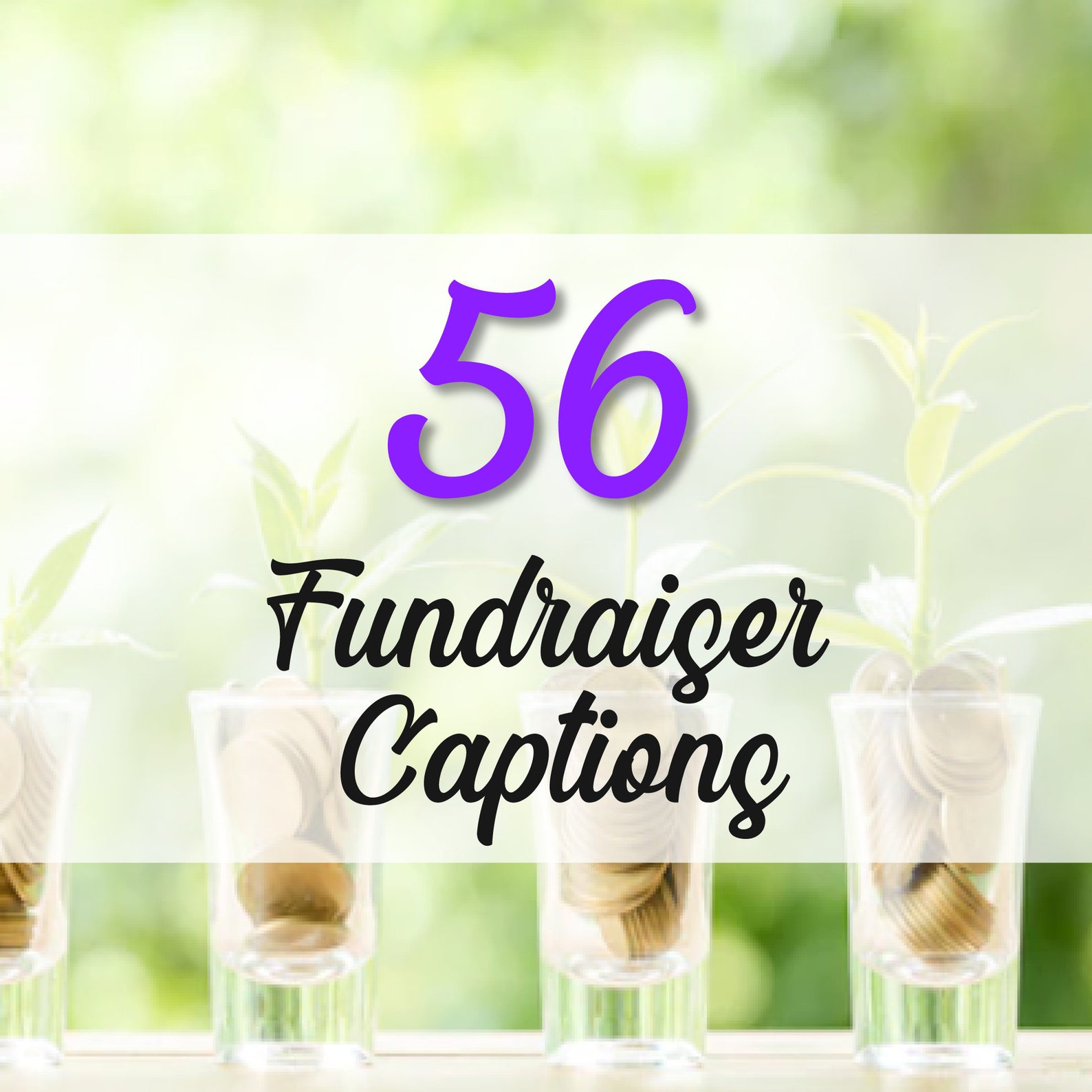 56 Fundraiser Captions Charity Instagram Captions Template Canvas ...