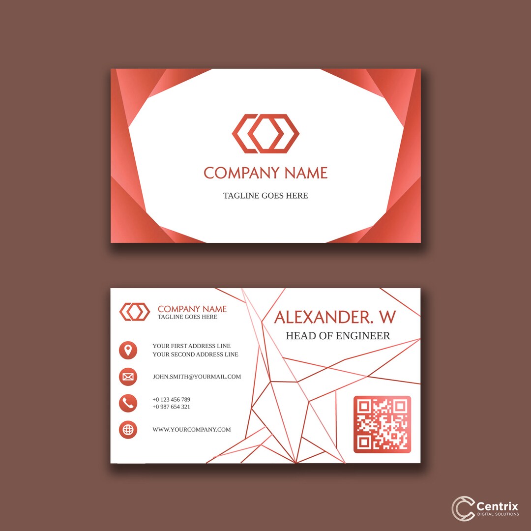 Host Business Card Template Printable Card Social Media Business Cards ...