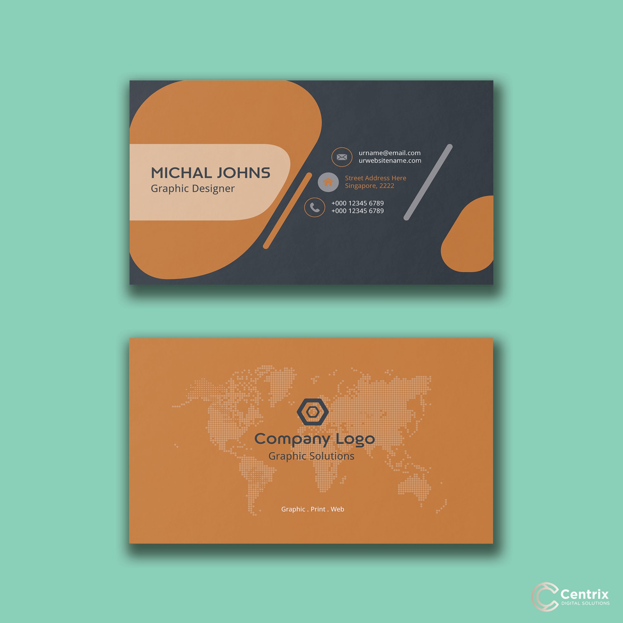 Print At Home Business Card Template