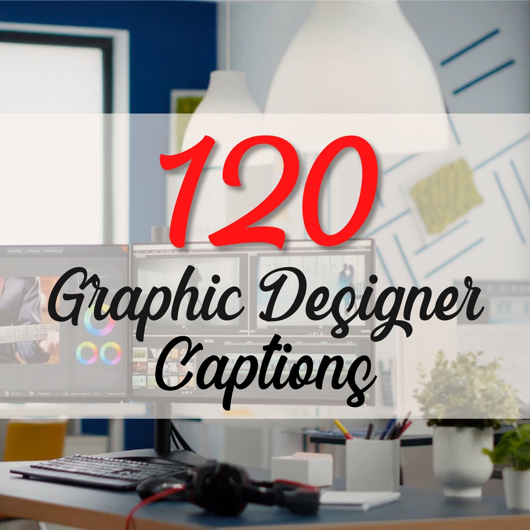 120 Graphic Designer Instagram Captions Template Grow Your Brand - Etsy