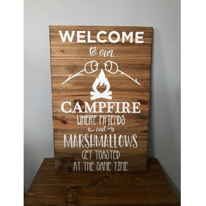 Campfire Sign - Etsy