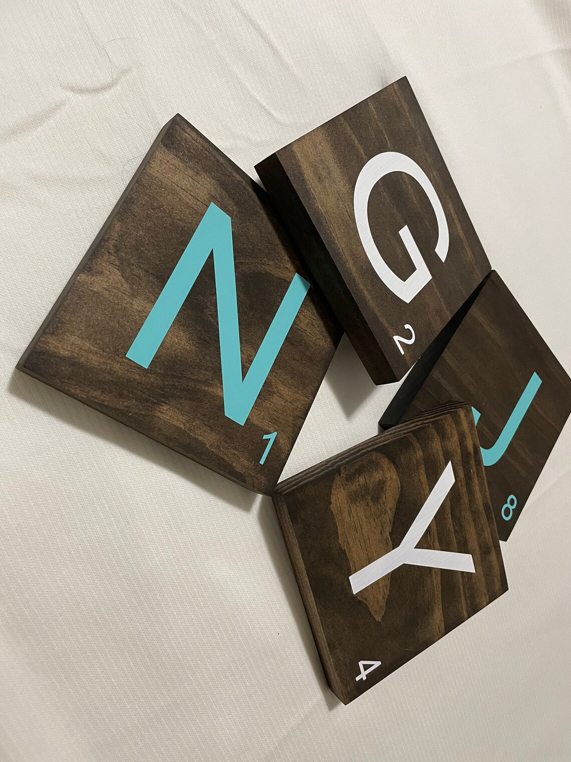 Scrabble Letters, 5.5x5.5, Scrabble Tiles Wall, Wall Art, Wall Decor ...