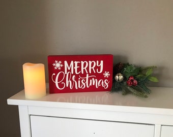 Small Christmas Sign - Etsy