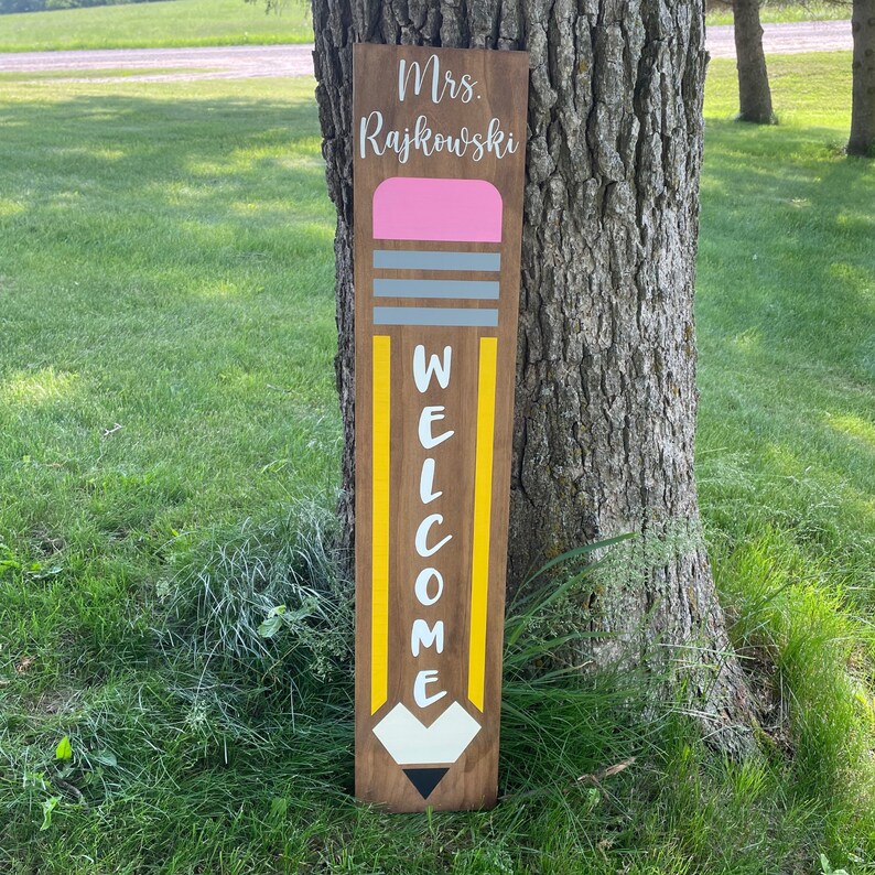 Welcome Classroom Sign Personalized With Teachers Name - Etsy