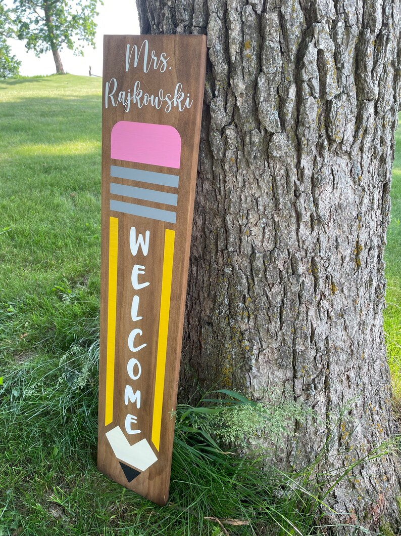 Welcome Classroom Sign Personalized With Teachers Name - Etsy