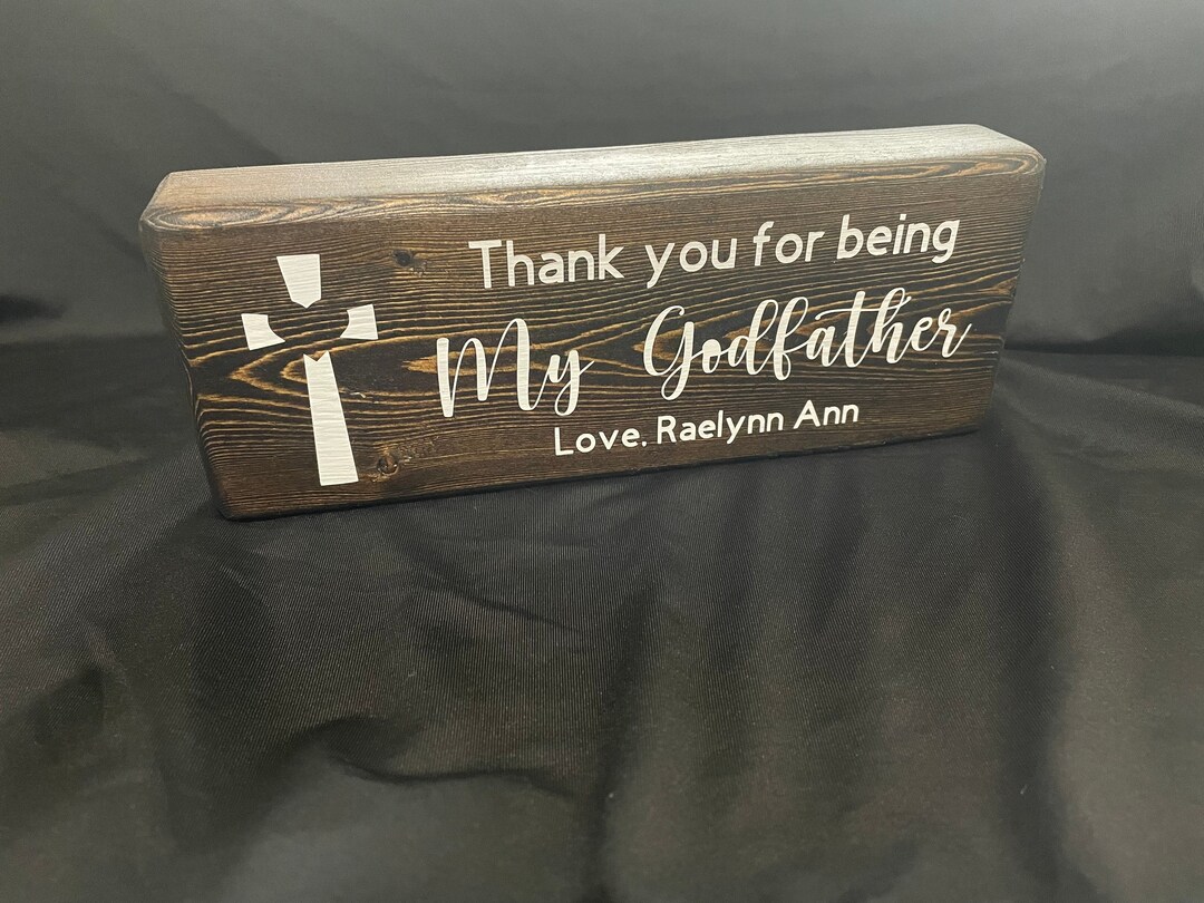 Godfather Gift, Godfather Sign, Godfather Birthday Gift, Godfather ...