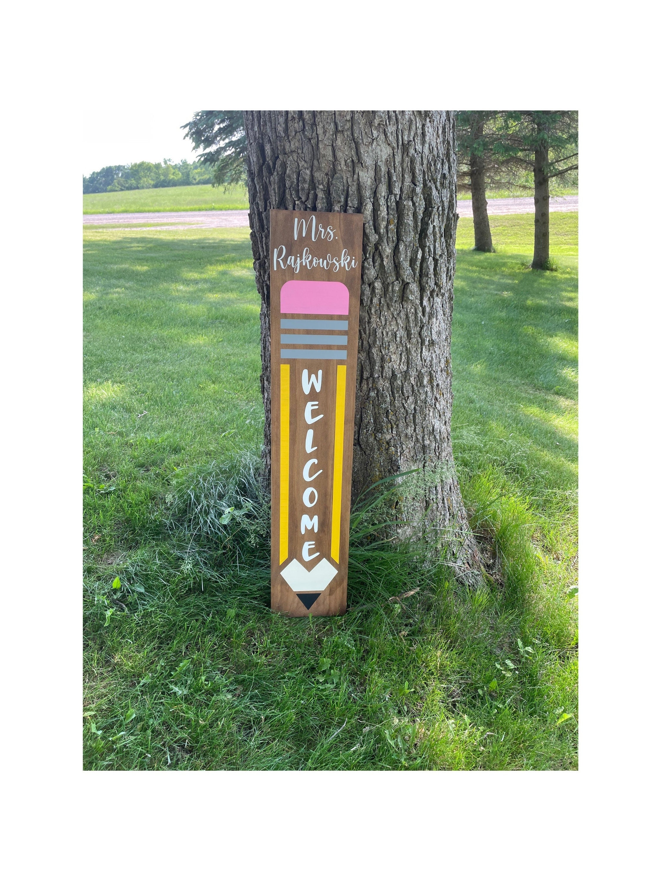 Welcome Classroom Sign Personalized With Teachers Name - Etsy