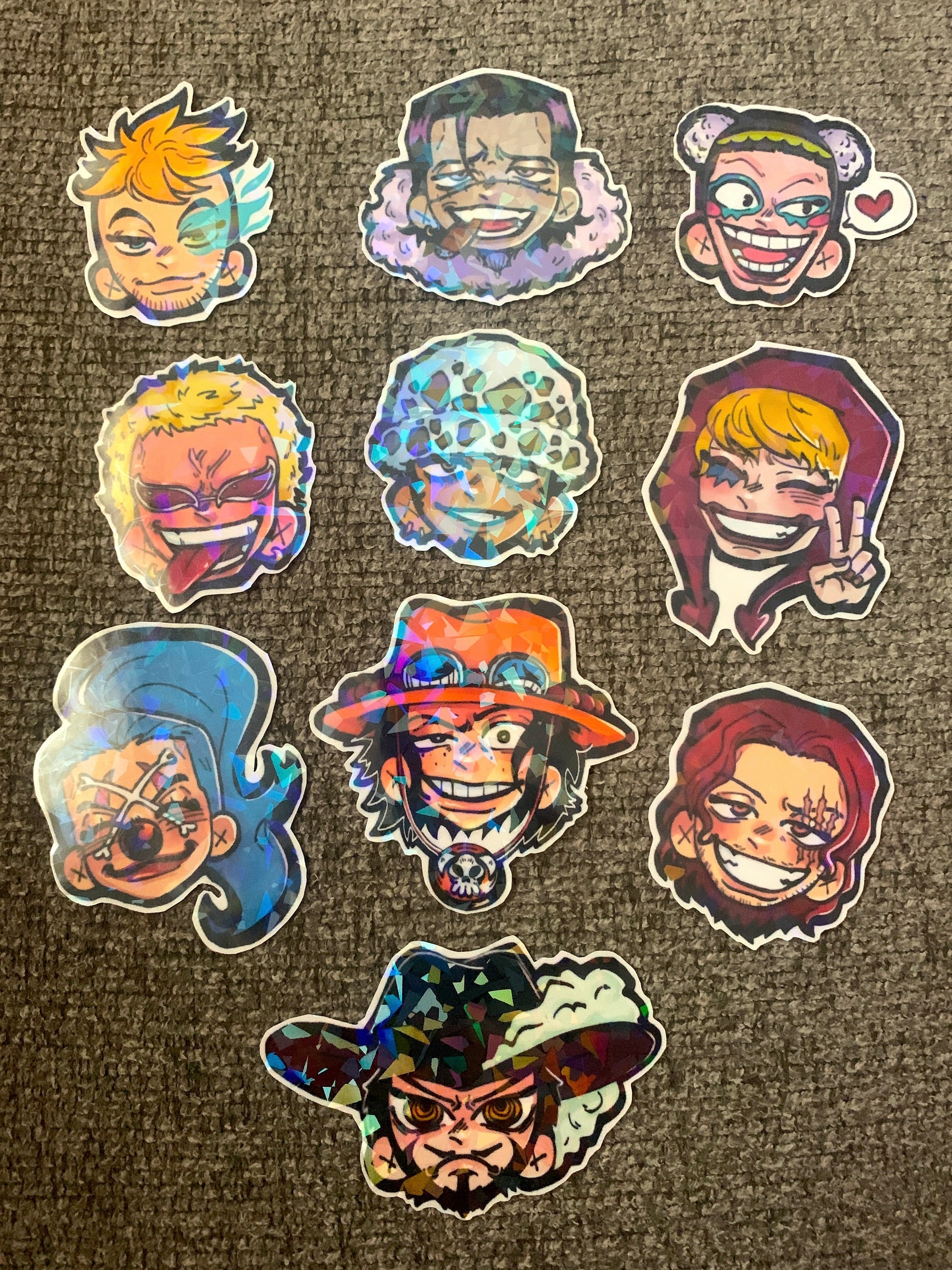 One Piece Stickers - Etsy