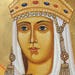 Orthodox Icon "holy Equal-to-the-apostles Princess Olga" Handwritten ...