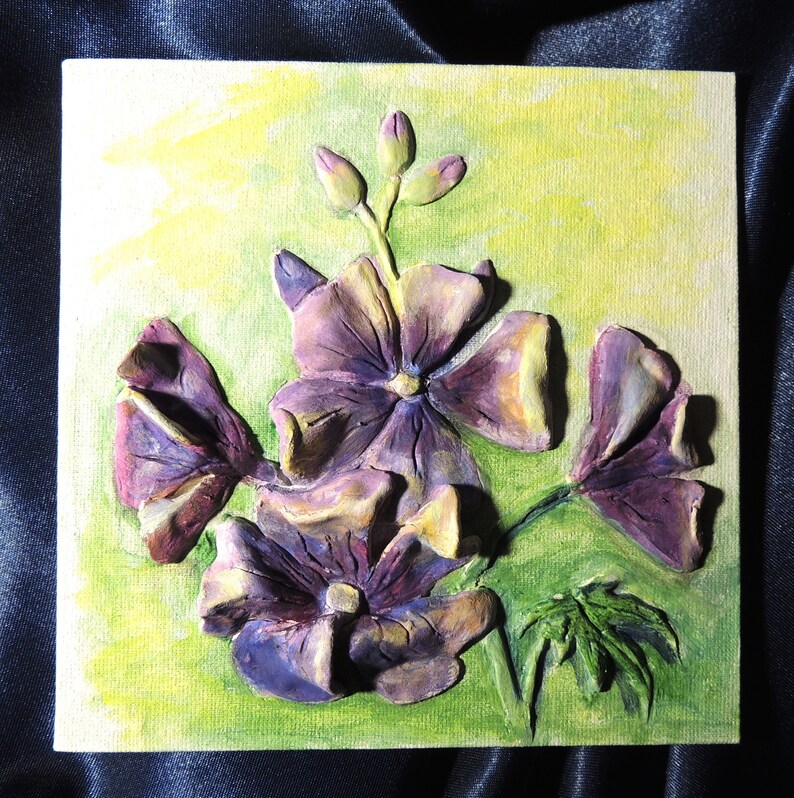 Sculptural Art,sculpture Painting, Texture Paste Painting,three ...